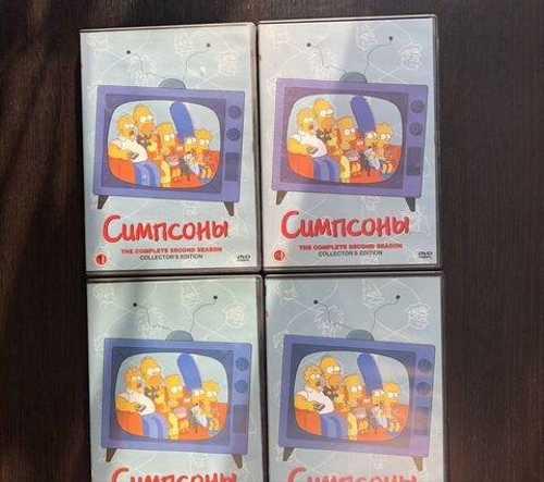 Симпсоны, 2 сезон, коллекция из 4 dvd дисков
