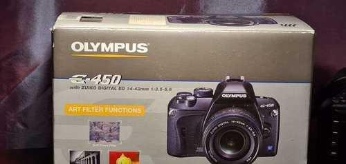Зеркальный фотоаппарат Olympus E-450 + ED 14-22mm