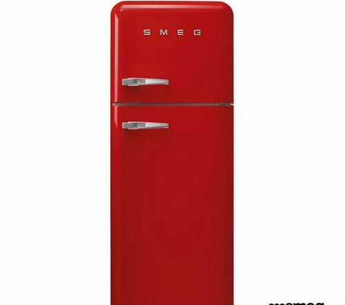 Отдельностоящий двухдверный холодильник smeg FAB30