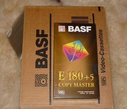 Новые видеокассеты basf E-180+5, TDK HS180+10