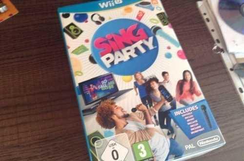 Nintendo Wii U Sing party