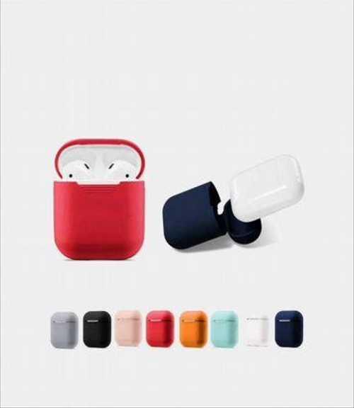 Силиконовый чехол для Airpods2 и 1