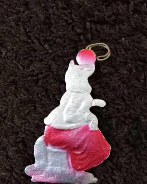 Елочные игрушки СССР картон