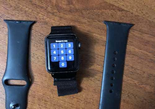 Apple watch s2 38mm. Два ремешка
