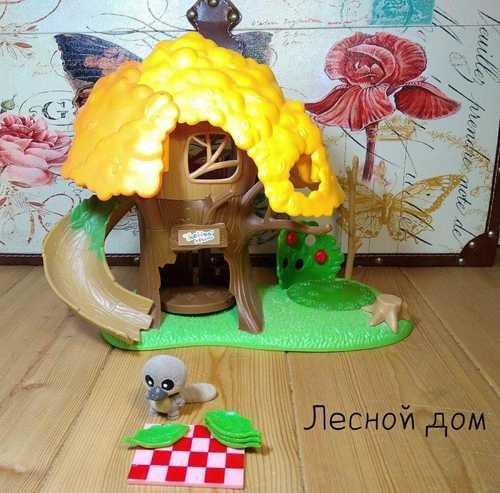 Дом Sylvanian families и лесной дом с утконосом