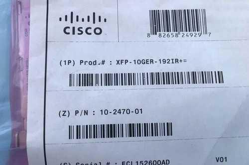 Модуль Cisco XFP-10GER-192IR+ новый в наличии