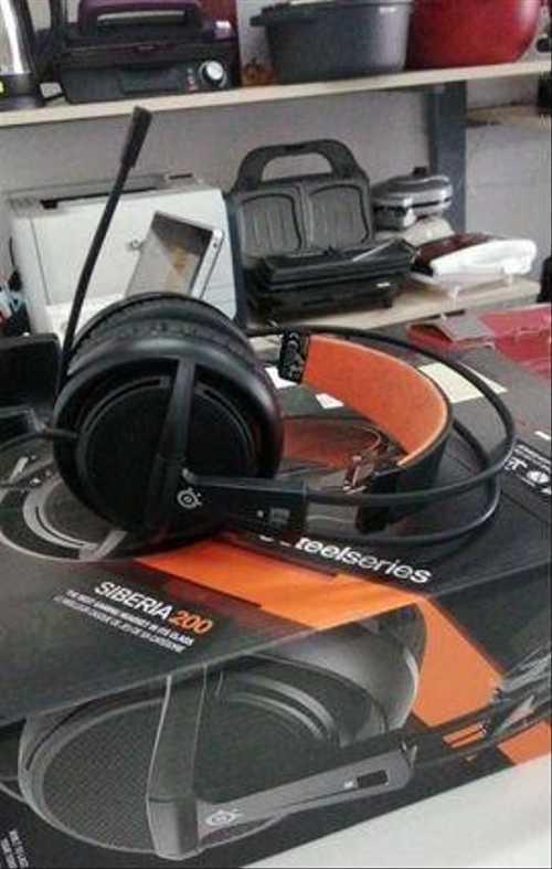 Игровые наушники Steelseries Siberia 200 Black