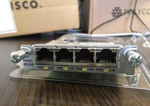 Модуль Cisco hwic-4esw