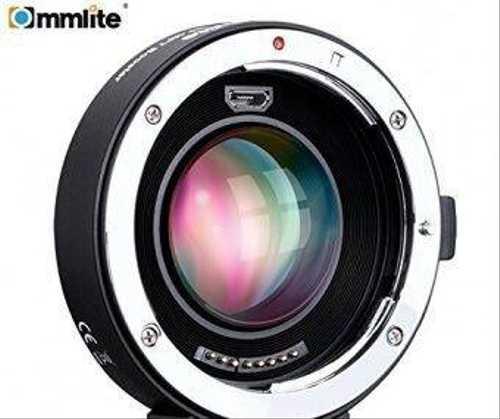 Адаптер Commlite CM-AEF-MFT Booster для Canon EF н
