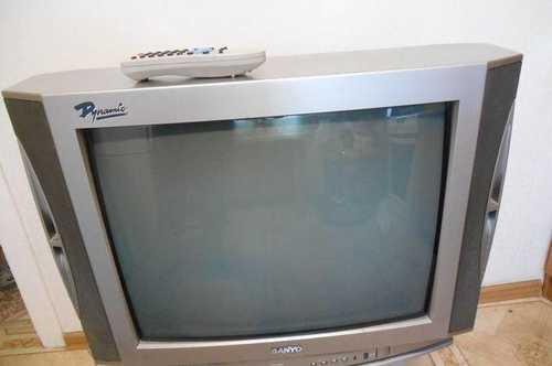 Телевизор Sanyo CE21SP8R с пультом, диагональ 54 с