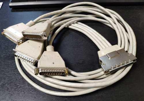 Scsi кабель HP DB68(F) - 4xDB25(M) Emulex