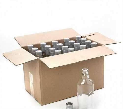 Бутылка "Фляжка" 0,5 л. 20 шт. в коробке