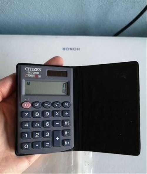 Калькулятор карманный электроника citizen