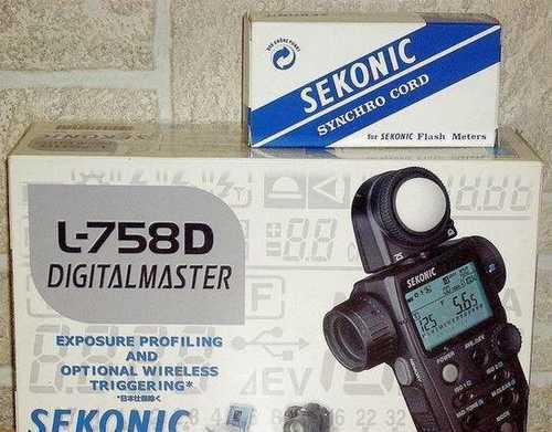 Флешметр Sekonic L-758D Digital Master