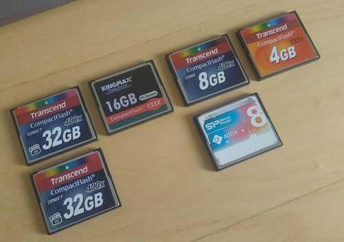 Карты памяти CF 32gb 16gb 8gb 4gb