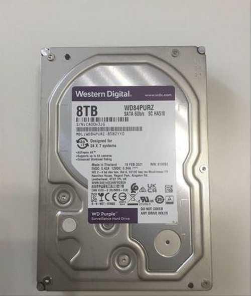 Жесткий диск WD Purple 8tb