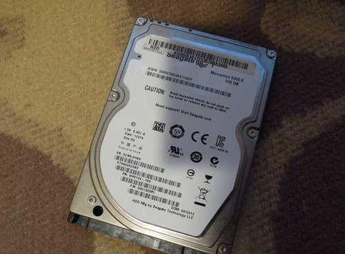 Seagate Momentus 5400.6 \ 500GB \ 2.5" \ 8MB Cache