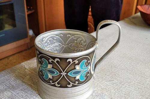 Подстаканник с эмалью