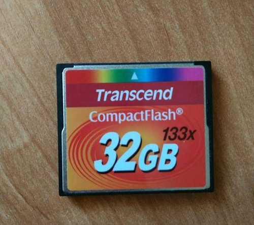 Карта памяти transcend 32gb