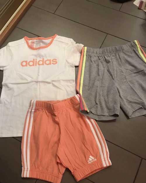 Комплект Adidas и шорты рр 104