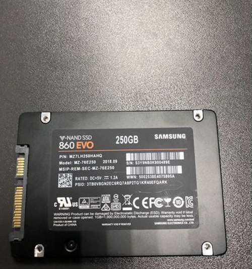 Ssd диск 250gb samsung