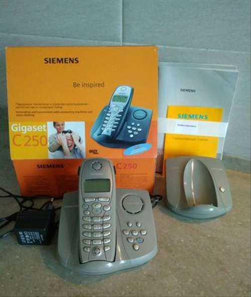 Телефон Siemens Gigaset C250 dect с автоответчиком