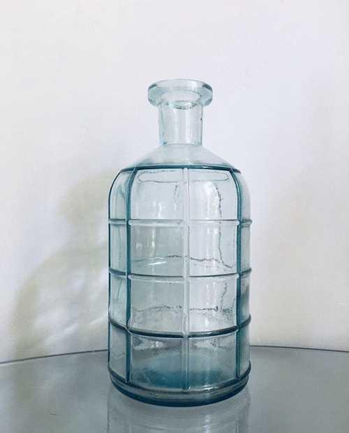 Бутыль декантер для воды ваза стекло