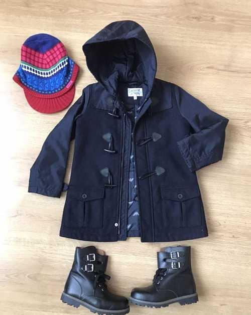 Armani Junior 5t тёплое осеннее пальто оригинал