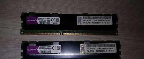 Оперативная память kllisre 4GB DDR3-1333MHz