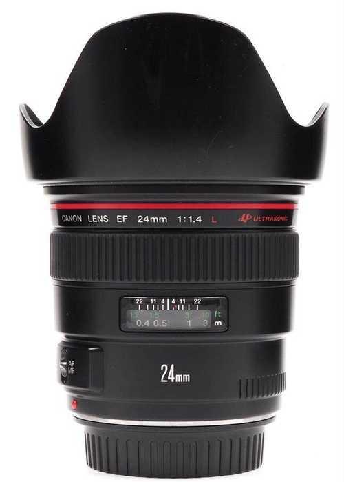 Объектив комиссионный Canon EF 24mm f/1.4L USM