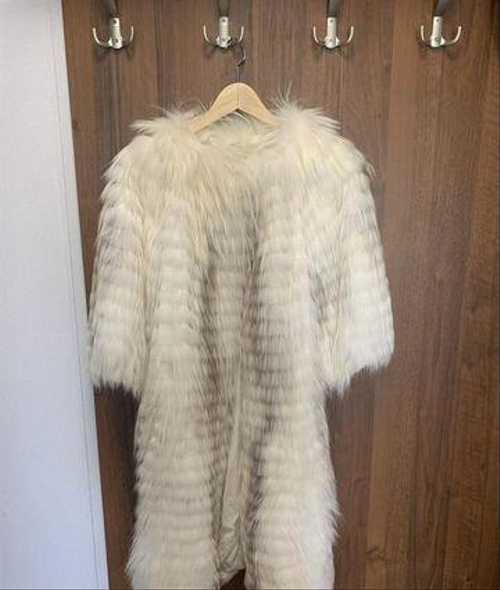 Шуба-пальто арктическая лиса