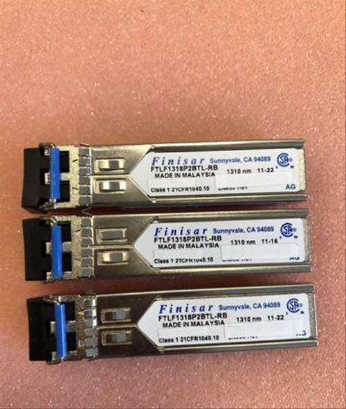 Новые SFP Finisar 1310nm (ftlf1318P2BTL-RB)