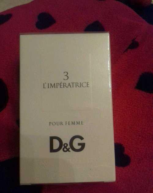 Духи D&G L' imperative 50 мл