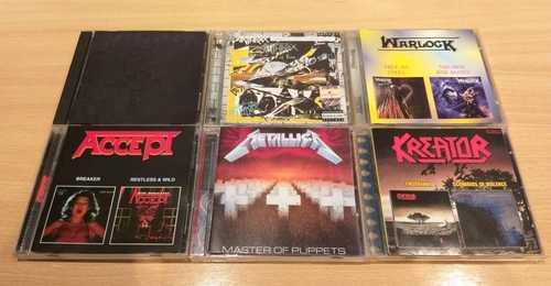 CD "Accept" "Metallica" "Kreator" "Warlock Anthrax