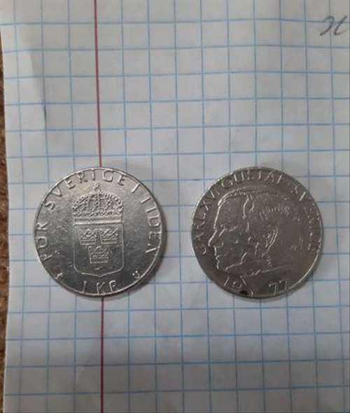1 крона 1977