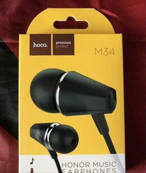 Гарнитура hoco M34 Honor Music Universal Earphone