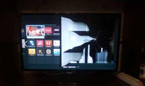 Телевизор samsung smart tv 32 дюйм разбитый экран