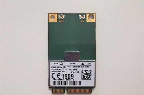 3G модем для ноутбука, mini PCI-E