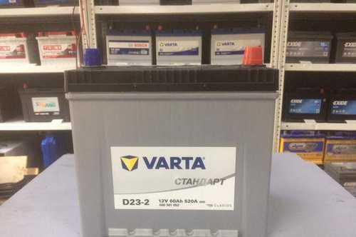 Аккумулятор 60Ач Varta Стандарт D23L