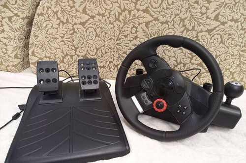 Игровой руль logitech driving force gt