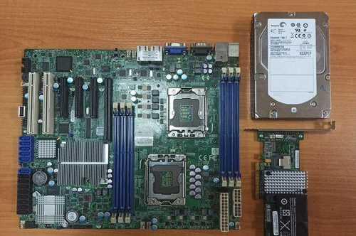 Материнская плата Supermicro X8DTL-3F на запчасти