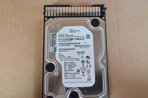 Жесткий диск HP 1TB SATA LFF SC 657739-001