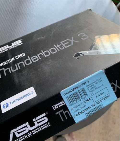 Плата asus thunderbolt EX 3