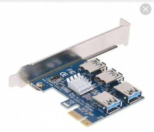 Расширитель pci-e to 4pci-e (хаб для видеокарт)