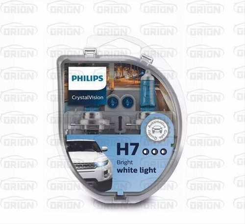 Лампа H7 12V 55W philips CrystalVision 12972cvsm
