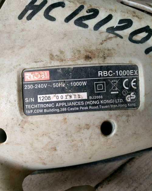 Тример ryobi RBC1000EX