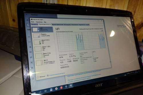 Ноутбук Acer aspire 6930 модернизированный