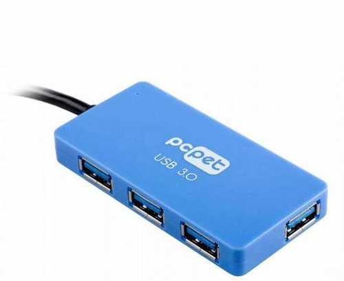 Концентратор, хаб PC PET anker USB 3.0 на 4 порта