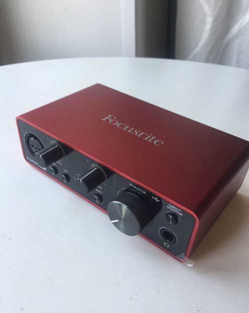 Звуковая карта focusrite scarlett solo 3nd gen