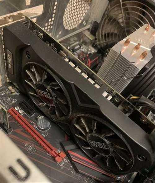 Видеокарта Palit gtx 1050 ti dual oc